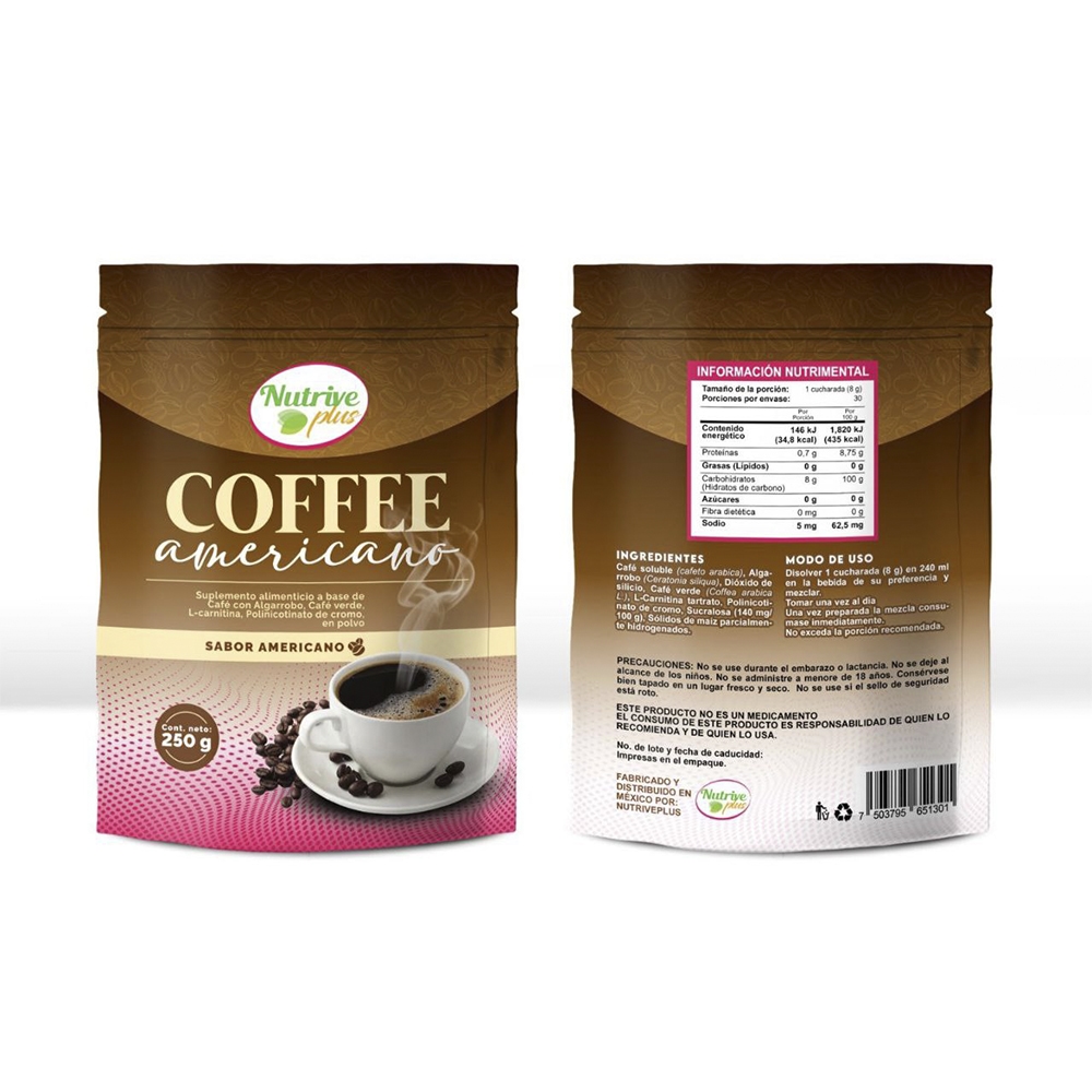 Coffee Americano - Nutrive Plus